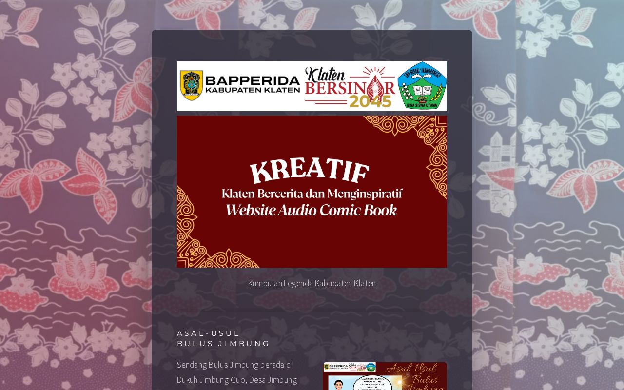 Kreatif Audio Comic Book